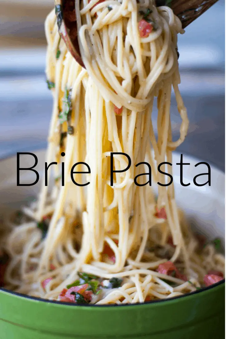 Spaghetti with Brie, Tomato, and Basil - A brie recipe you're sure to ...