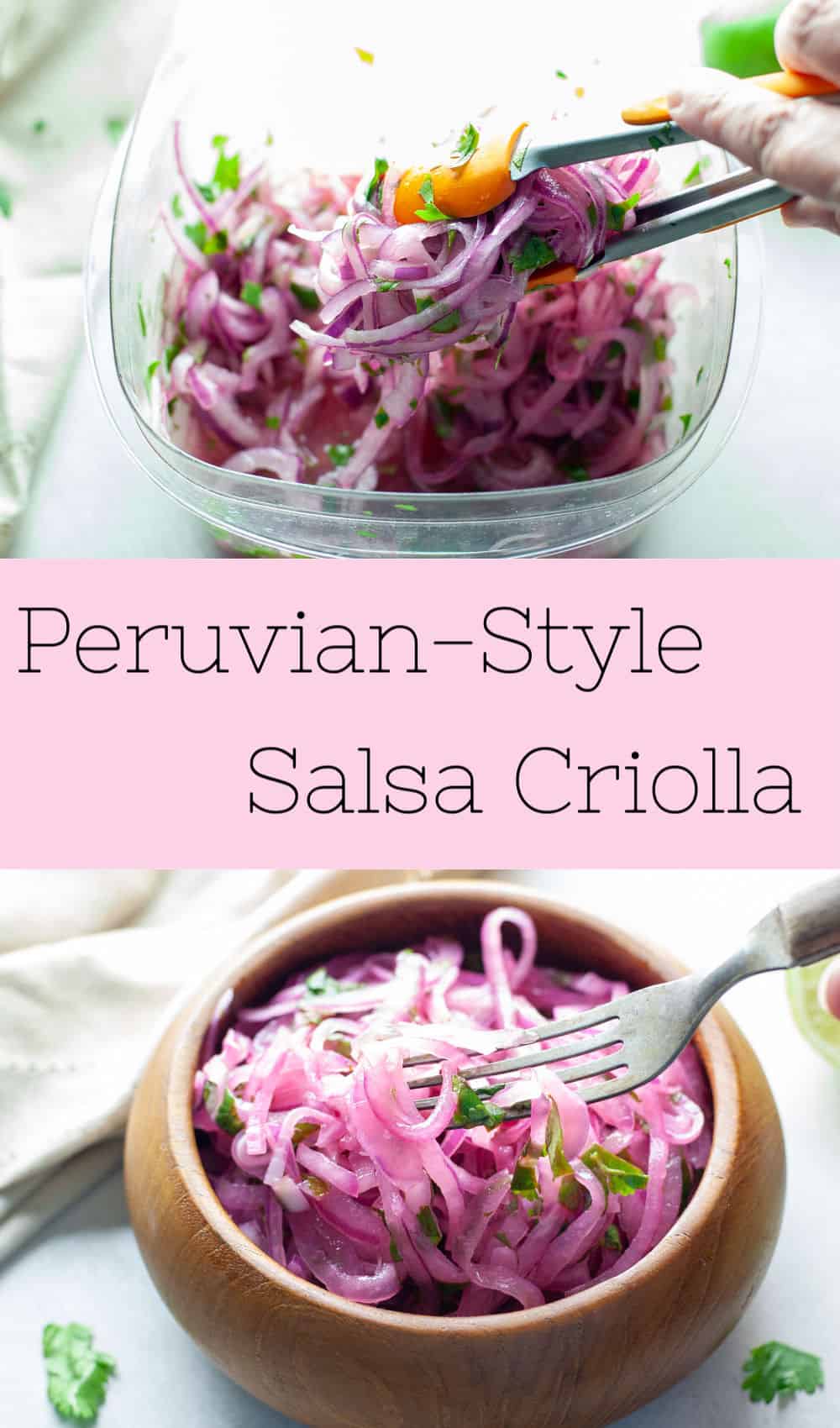 Peruvian Style Salsa Criolla ~ The Kitchen Snob